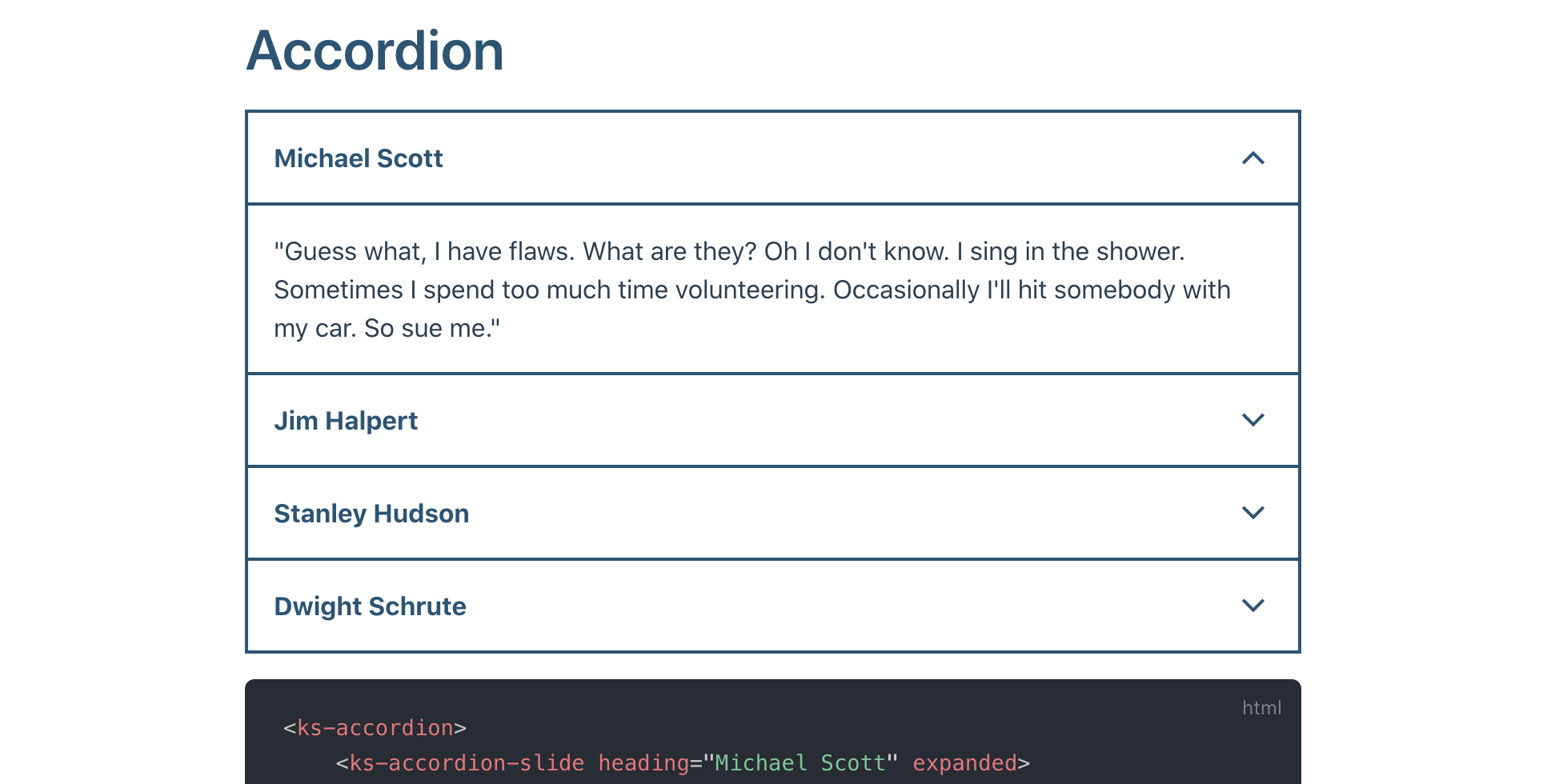 Accordion | Kickstand UI