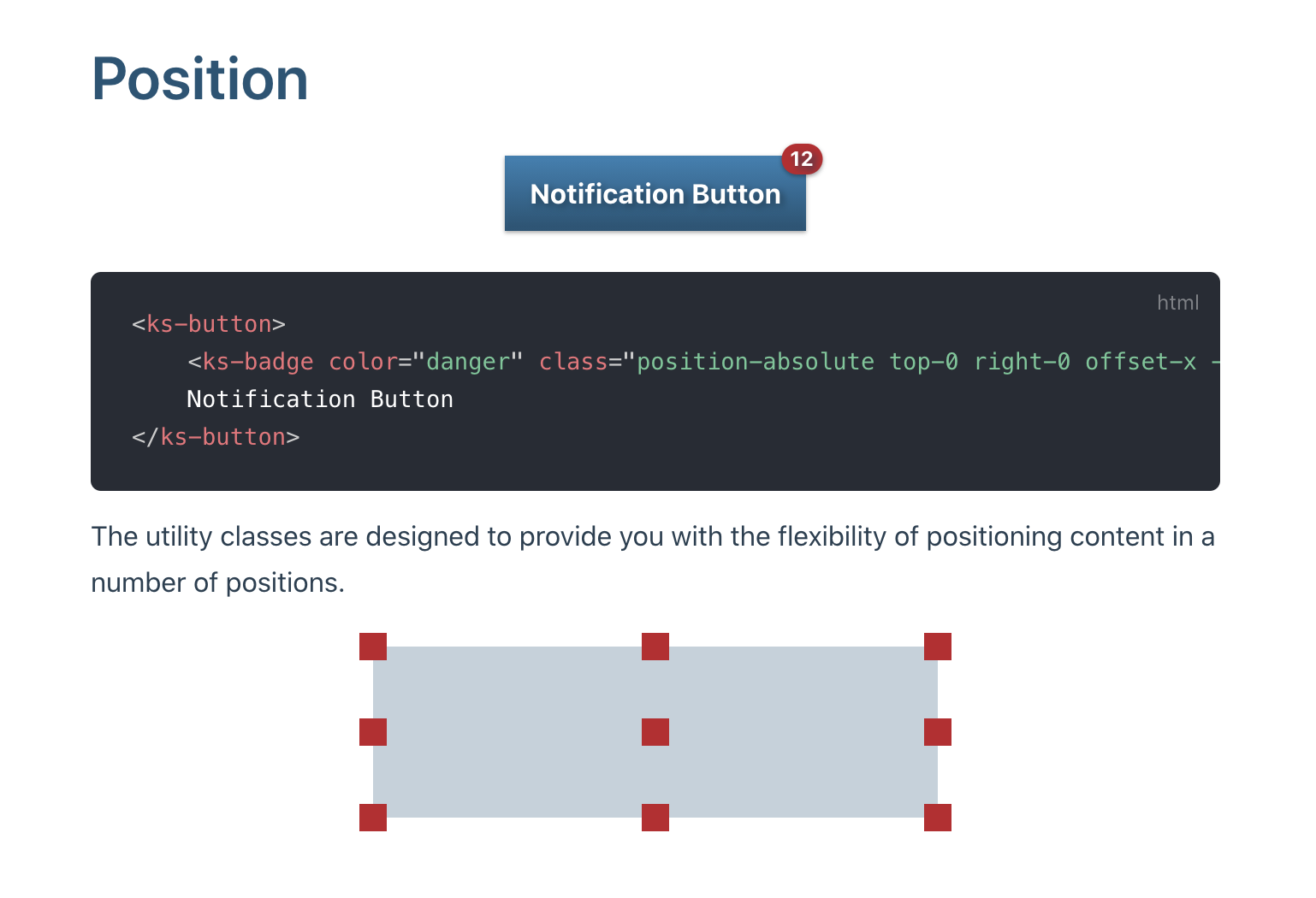 Position Utility Classes | Kickstand UI